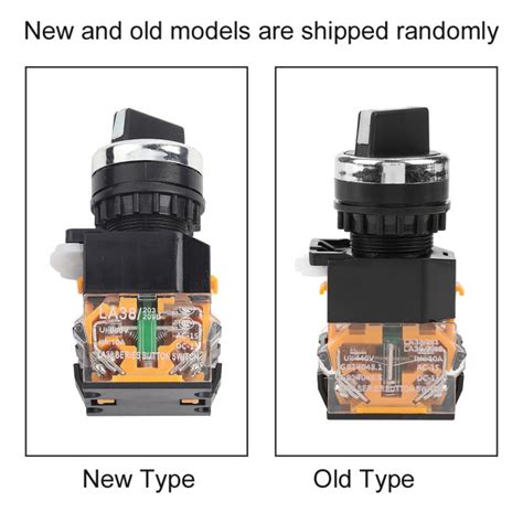 3 Position 2NO Maintained Select Selector Switch Rotary Switch LA38