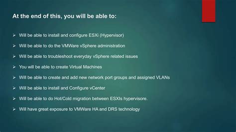 Vmware Data Center Virtualization Esxi And Vcenter Pptx