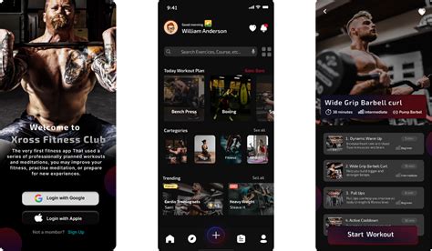 Fitness App Ui Figma