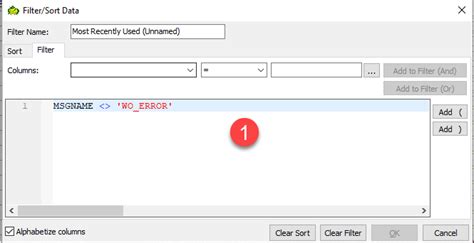 Schema Browser Filter Dialog Toad For Oracle DevOps Toolkit Toad World Forums