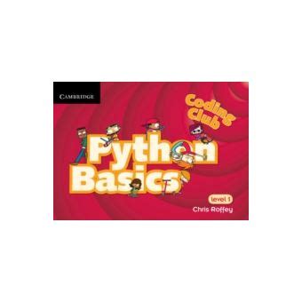 Coding Club Python Basics Level 1 Brochado Chris Roffey Compra