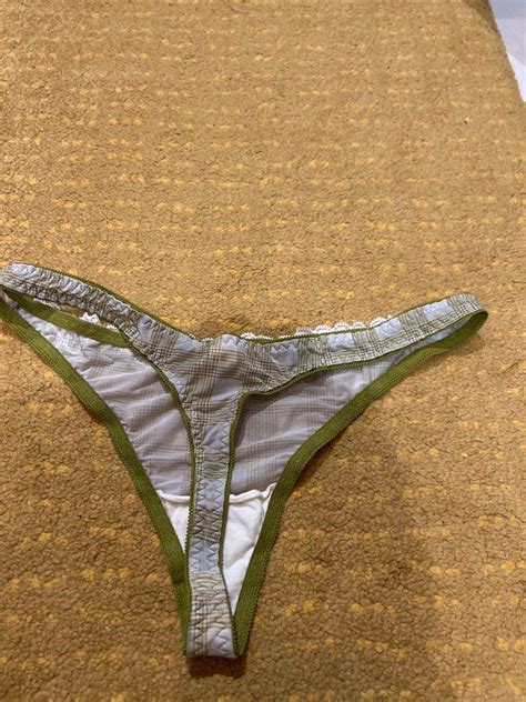 Green Thong Women S Fashion New Undergarments Loungewear On Carousell