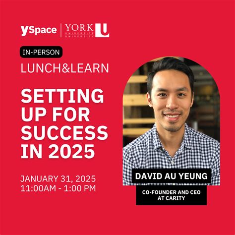 Setting Up For Success In 2025 A Lunch And Learn With David Au Yeung Yspace