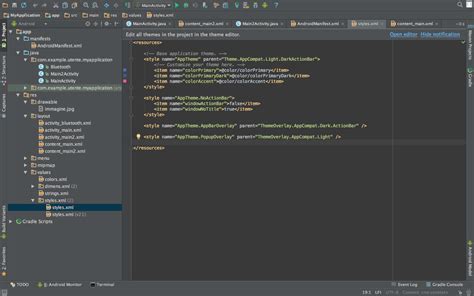 Remove Bar Title Of Application From Android Studio Stack Overflow