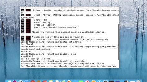 Npm Package Install Permission Issue On Macbook Youtube