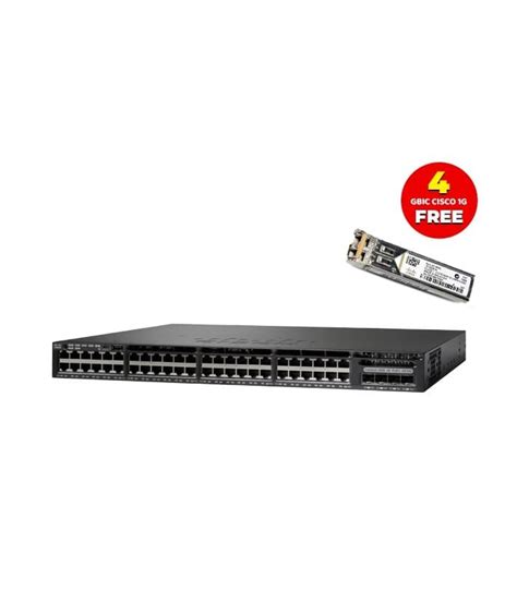 Cisco Catalyst Ws C3650 48p Managed L3 Gigabit Ethernet Switch With Power Over Ethernet Poe