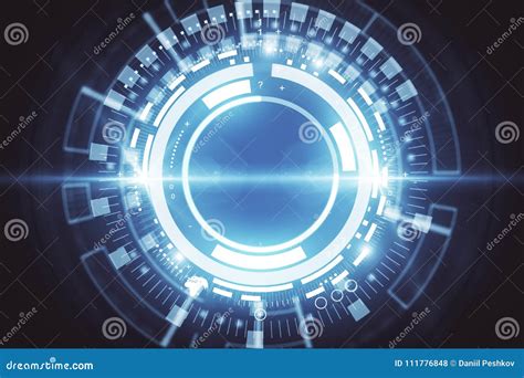 Abstract Digital Button Background Stock Illustration Illustration Of Circle Abstract 111776848