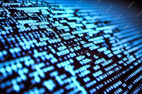 Un Fondo De Código De Programación Azul Vibrante Representa El Intrincado Trabajo De Los