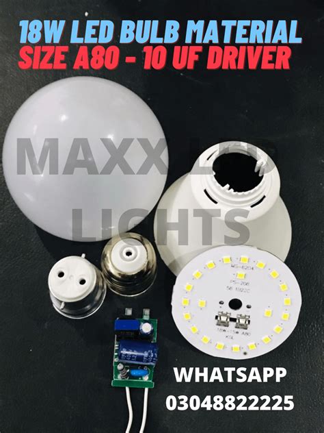 Watt Led Bulb Raw Material Price In Pakistan Maxx Led Lights