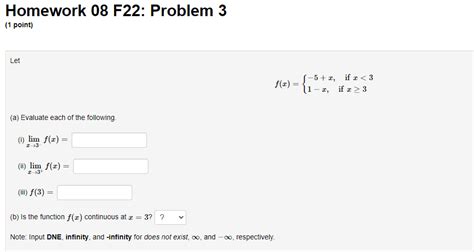 Solved Homework 08 F22 Problem 1 1 Point Use Interval