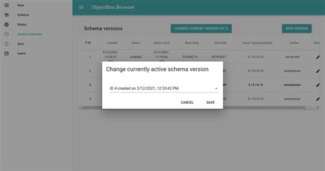 data model evolution objectbox sync