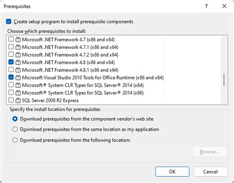 Net Visual Studio Installer Single Msi Creation Stack Overflow