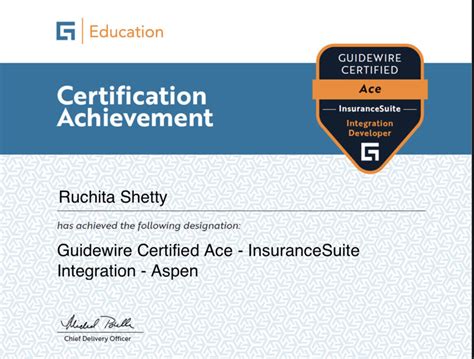 Ruchita Shetty On Linkedin Guidewire Learning