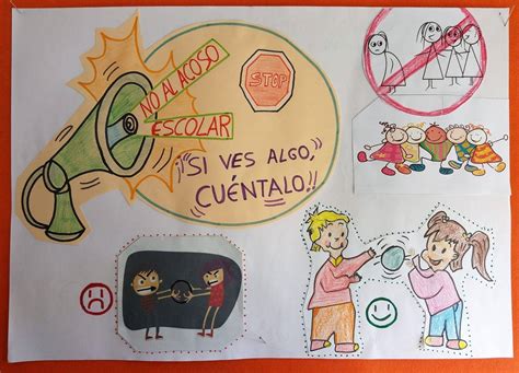 Dibujo De Lucha Contra El Acoso Escolar Para Colorear Dibujos Para