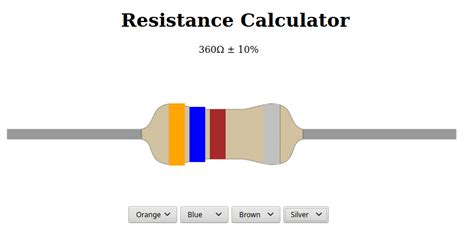 Resistor Calculator Devpost
