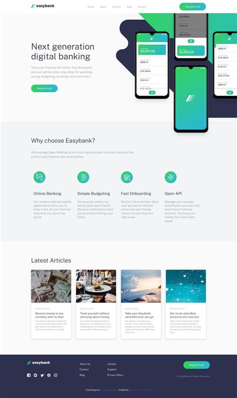 Frontend Mentor Fully Responsive Website Built Using Html Css