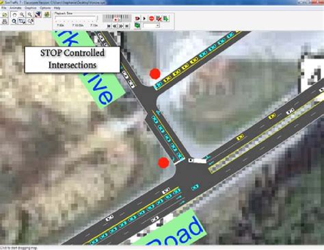 Simulation Of Two Stop Controlled Intersections Download Scientific