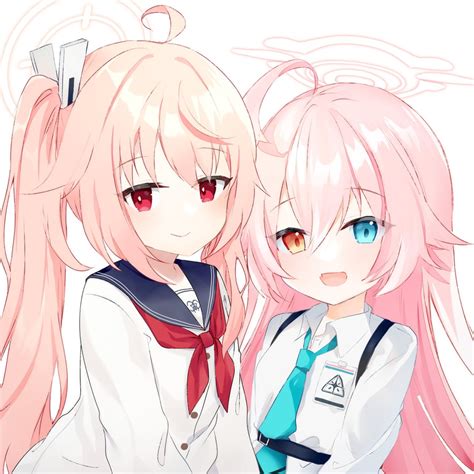 Hoshino And Natsu Blue Archive Drawn By Asanagi Kurumi Panda Doufu Danbooru