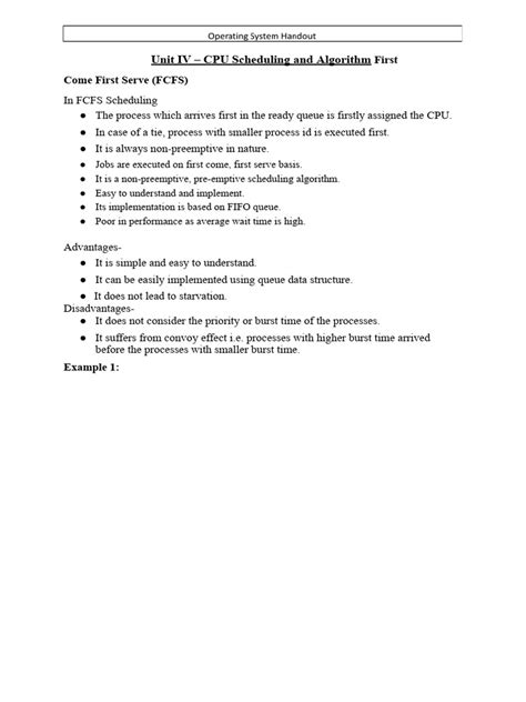 Cpu Scheduling Solved Problems For Practisedocx Pdf Scheduling Computing Computing