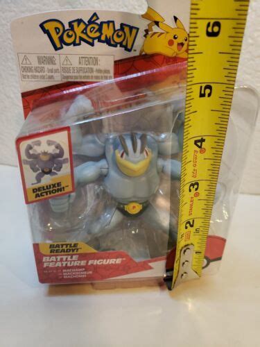 Pokemon Machamp Battle Feature Figure W Deluxe Action Jazwares Nintendo New 4678196505