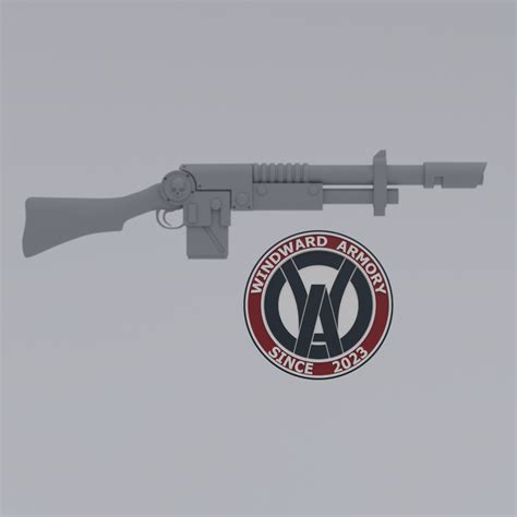 Free Stl File Lucifer Pattern Lasgun 🔫 ・3d Printable Object To Download