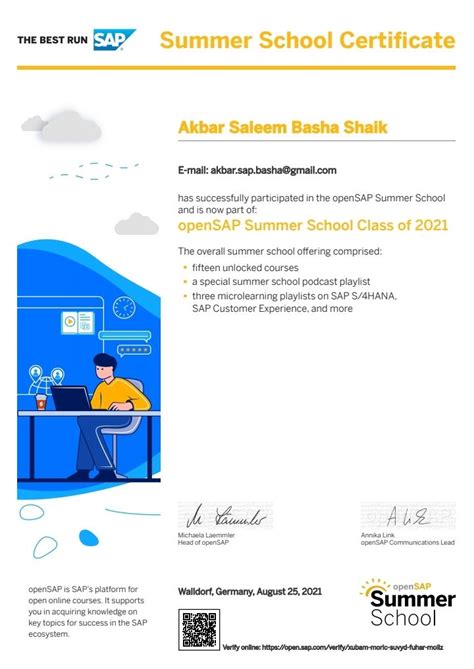 Akbar Saleem Basha Shaik On Linkedin Opensap Rbei Happylearning