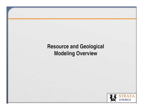 Pdf Resource And Geological Modeling Overviewlance Uranium Project