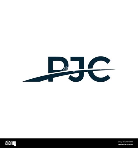 Pjc Logo P J C Design White Pjc Letter Pjc P J C Letter Logo Design