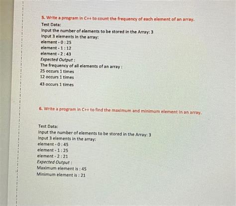 Solved 5 Write A Program In Ch To Count The Frequency Of