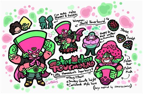 Updated Design For My Steven And Peridot Fusion Concept Watermelon
