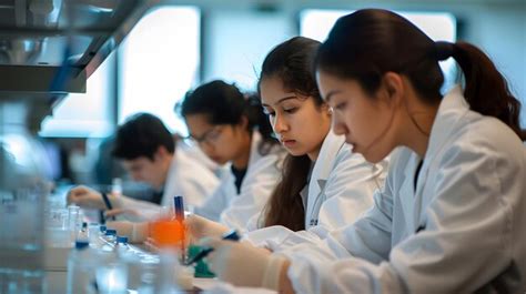 Premium Photo Collaborative Medical Research In Progress