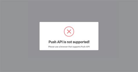 Push Notifications Nodejs Codesandbox