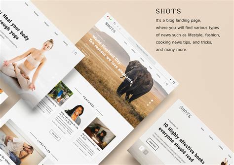 Blog UI Design On Behance