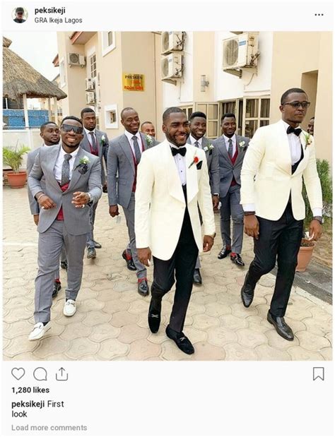 Linda Ikeji S Brother Peks Joins The Groomsmen Sqaud Photos Celebrities Nigeria