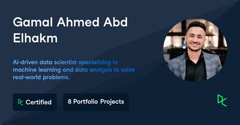 Gamal Ahmed Abd Elhakm Data Scientist