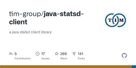 github tim group java statsd client a java statsd client library