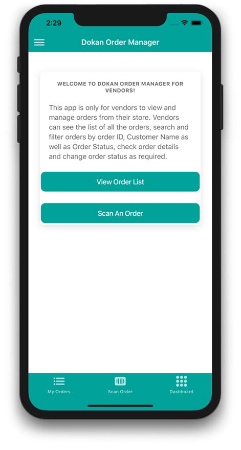 Dokan Order Manager Android Ios Apps For Vendors Using Ionic 5 Angular