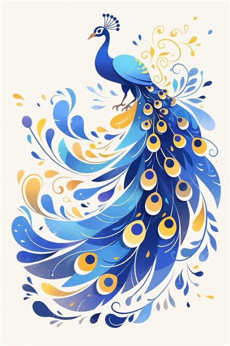 Premium Vector Peacocks In Vibrant Colors