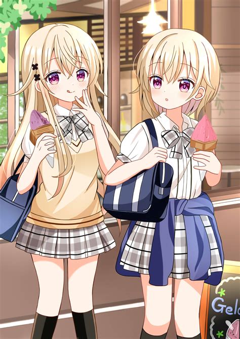 Jinja Eru And Jinja Natsume Gochuumon Wa Usagi Desu Ka Drawn By