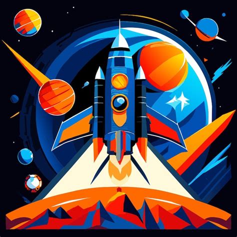 Launch An External Hackathon Vector Illustration Premium Ai Generated