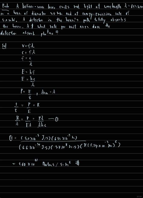 photons example problem no 4 with a solution module 38 1 the photon the quantum of light ch