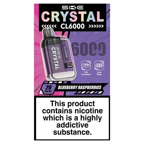 Ske Crystal Cl6000 Blueberry Raspberries 20mgml Bestway