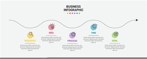 아이콘과 5 옵션 또는 단계가있는 수직 인포 그래픽 디자인 얇은 선 인포 그래픽 비즈니스 개념 정보 그래픽 순서도 프리젠 테이션 모바일 웹 사이트 인쇄물에 사용할 수