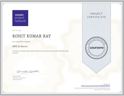 rohit kumar ray on linkedin aws amazons3 certification