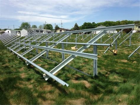 Solar Module Mounting Structure Ground Mounted Solar Panel Structure Manufacturer From Vadodara