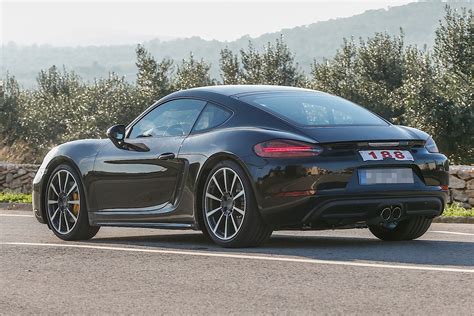 2017 Porsche Cayman Spied Naked While Testing Turbo Four Engines Looks