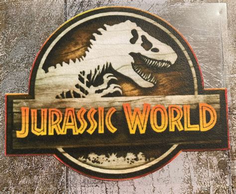 Jurassic Parkjurassic Worldcamp Cretaceous Logo Edible Etsy