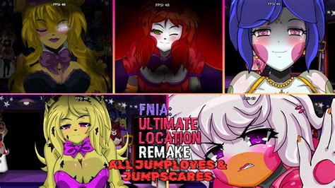Five Nights In Anime Ultimate Location Remake Jumpscares Jumploves