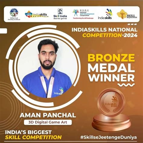 Aman Panchal On Linkedin Thrilled To Have Clinched The Bronze Medal In 3d Digital Game Art At