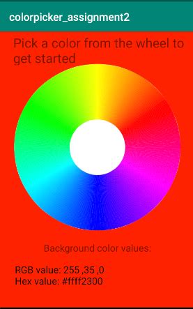 Github Dev Colorpicker Assignment